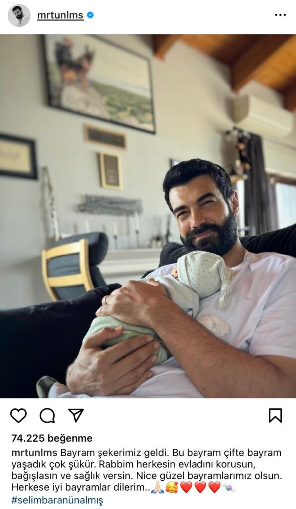 Oyuncu Murat Ünalmış Sosyal Medya Hesabından Baba Olduğunu Duyurdu ...